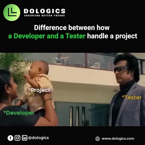 Dologics How A Developer Vs A Tester Handles A Project 😃😃
