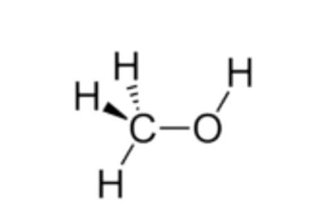 Methanol Line Structure