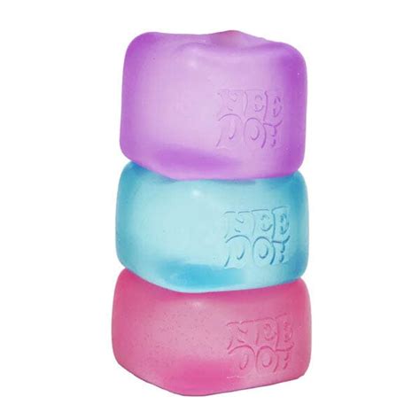 Nee Doh Nice Cube Squishy Fidget Stress Ball 1pc Assorted Colors