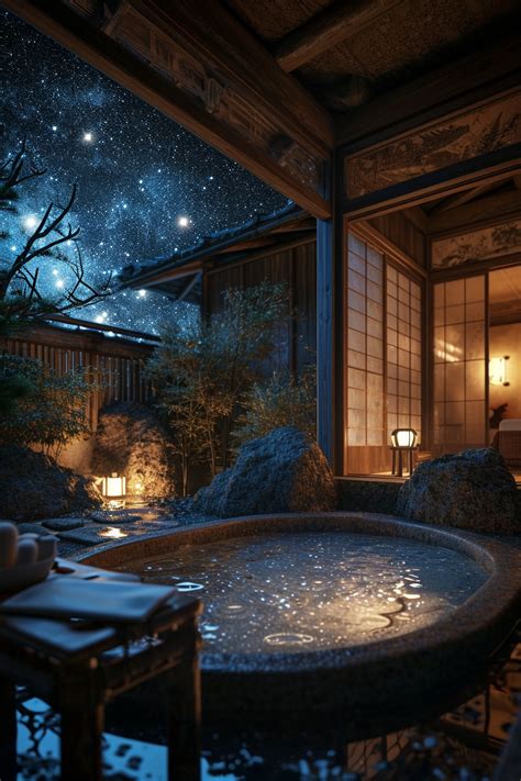 Heavenly Soak Ryokan Hot Spring Private Onsen Beneath The Starry Sky