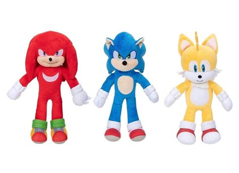Sonic The Hedgehog 2 12 Inch Plush Collectible Toy 3 Pack 4757029450