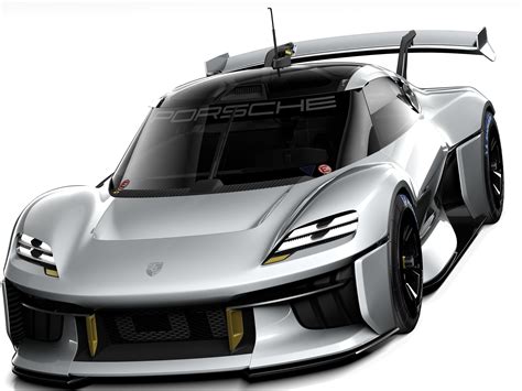 Porsche Mission R 2021 Model Turbosquid 1847857