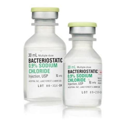 Bacteriostatic Sodium Chloride 0 9 Inj 30ml Vial Modern Medical