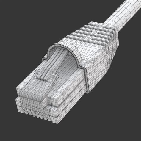 Ethernet Rj 45 Plug 3d Model In Computer 3dexport