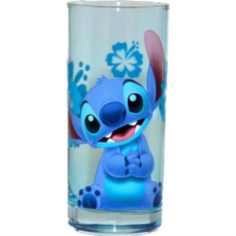 Stitch Portrait Character Drinking Glass Disneyland Paris