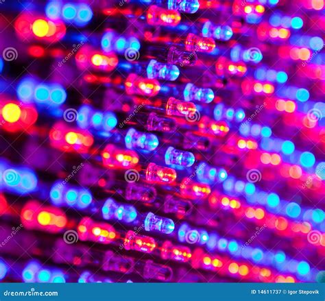 Rgb Led Diode Display Panel Stock Image 16989625