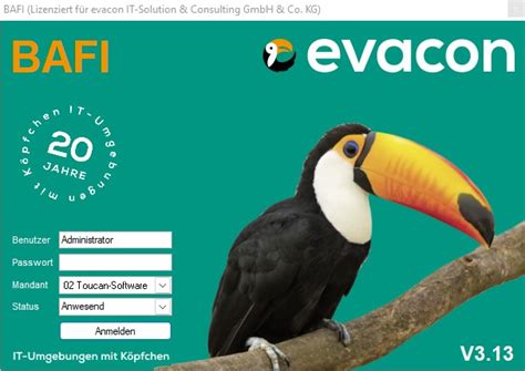 Toucan Software Bafi Evacon It Solution And Consulting