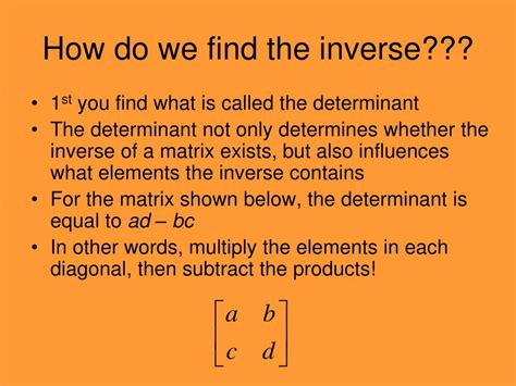 PPT 4 7 Identity And Inverse Matrices PowerPoint Presentation Free Download ID 4476948