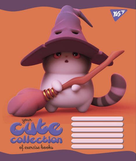 Зошит в клітинку 12 аркушів кольорова обкладинка дизайн Cute Collection Yes 765753 — Купити в