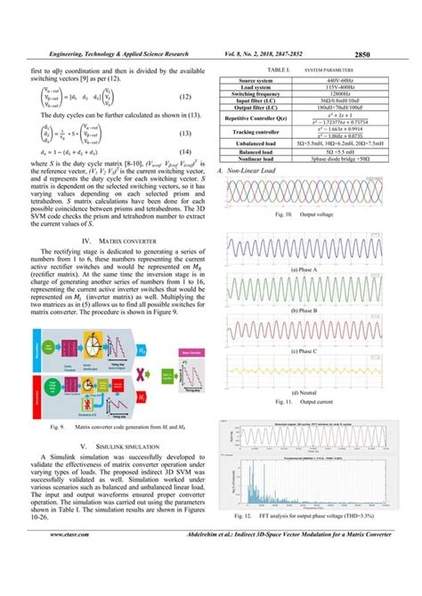 Indirect 3d Space Vector Modulation For A Matrix Converter Pdf