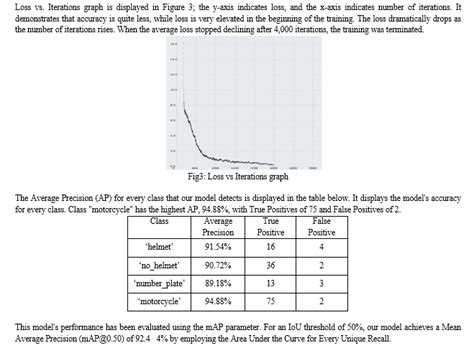 Efficient Helmet And Number Plate Detection Using Yolov3 A Road Safety