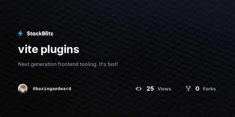 vite plugins stackblitz