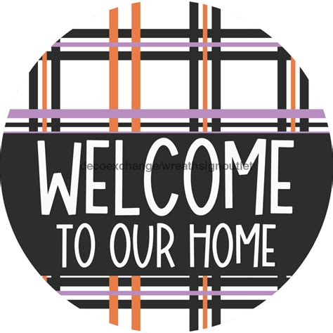 Wreath Sign Halloween Wreath Sign Welcome Wreath Sign Decoe 2402