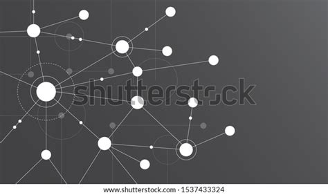 Abstract Geometric Connect Lines Dotssimple Technology Stock Vector Royalty Free 1537433324