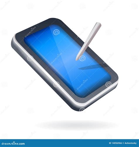 Touch Screen Pie Chart And Chemistry Lab Icons Set Interview Sign
