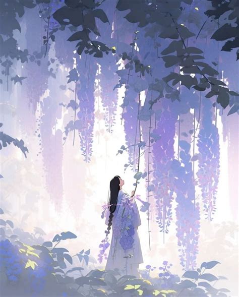Pin by Candy on M 美圖 人物 Storybook art Dreamy art Anime scenery