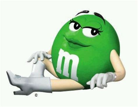 Green Green Mandms Miss Green Green Girl M M Characters Clipart Mandm
