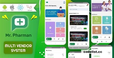 Mr Pharman React Native Multi Vendor Pharmacy Complete Solution
