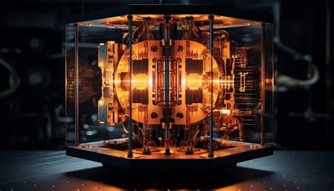 Premium Ai Image Quantum Computer Futuristic Digital Computer Design