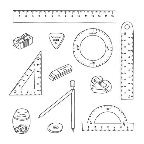 36 Pagine Da Colorare Con Materiale Scolastico Esperienza Gratuita