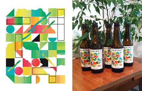 Beer Label Illustration For Kabinet Brewery On Behance