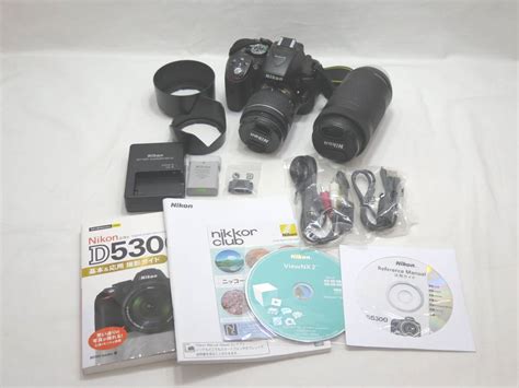 Yahooオークション ニコン Nikon D5300 ダブルズームキット 18 55