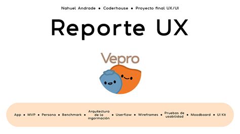 Reporte UX UX UI Design Proyecto Estudio On Behance