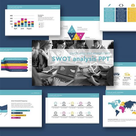 Шаблон презентации бизнес планирования Swot Analysis Biecom Market