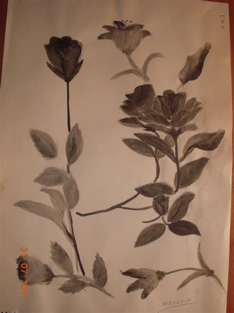 MIS TRABAJOS NIEVES MORENO PINTURAS A TINTA CHINA