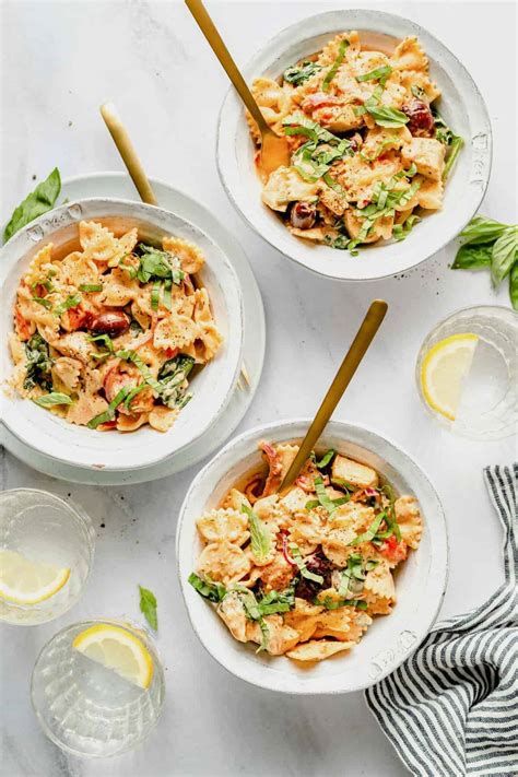 Boursin Cheese Pasta TikTok Baked Pasta Recipe Table For Two
