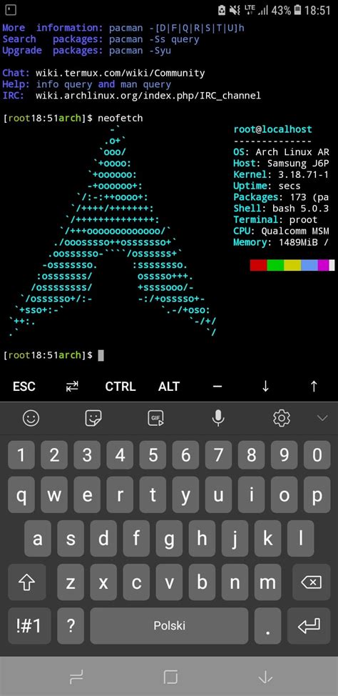 Arch Installed In Termux Rlinuxmasterrace