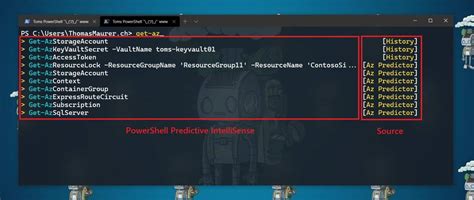 Powershell Predictive Intellisense Thomas Maurer