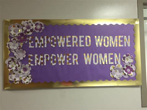 Wku Housing And Residence Life Women History Month Bulletin Board
