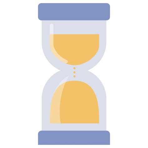 Premium Vector Trendy Flat Vector Icon Of Hourglasses Isolated On
