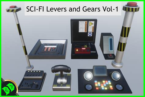 Sci Fi Levers And Gears Vol D Electronics Unity Asset Store
