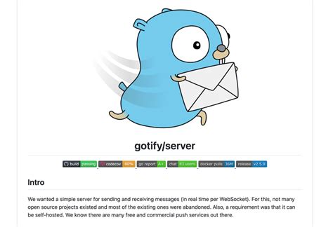 基于 Websocket 的简洁实时消息服务器 Github精选 “世界你我他，开源靠大家！”