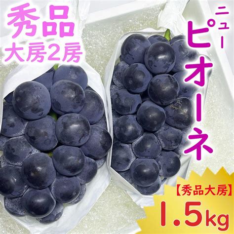 【秀品大房】岡山県産 ピオーネ 大房2房 15kg By メルカリ
