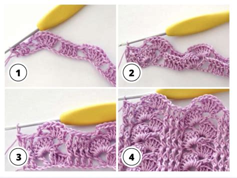 Crochet Tutorial Textured Shell Stitch — Brilliant Life Hacks