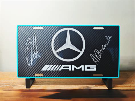 F1 Team Licence Plate Mercedes By P78 MakerWorld