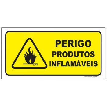 Loja Towbar Placa Prevenção de Acidentes Perigo Produtos Inflamáveis