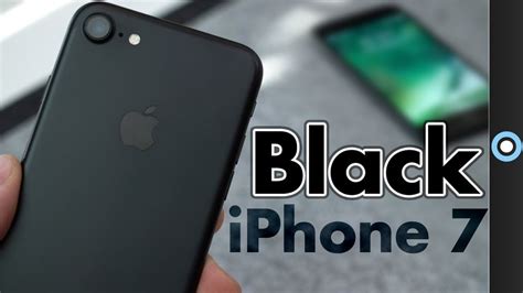 Black Iphone 7 Unboxing And First Impressions Youtube