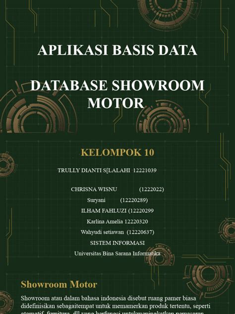 Aplikasi Basis Data Kelompok 10 Makalah Pdf