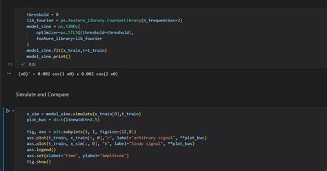 Simulation With Sindy Returns A Straight Line Only · Dynamicslab