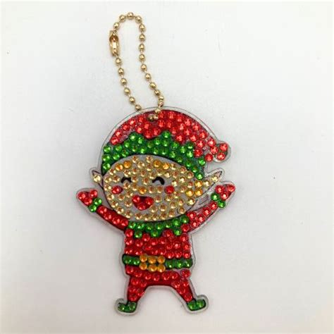 Christmas Naughty Elf Diamond Dot Decoration Kit Shop Online Now