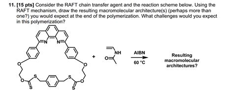 Solved 15 ﻿pts ﻿consider The Raft Chain Transfer Agent And