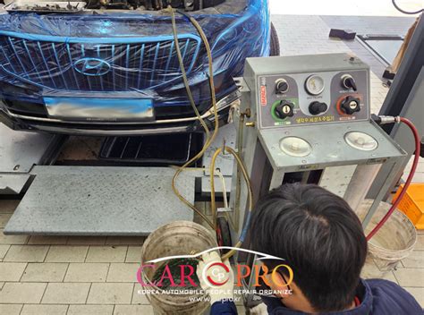 아슬란 30 Gdi 흡기인젝터연소실냉각라인 크리닝 엔진미미교환 정비 정비갤러리 카프로샵