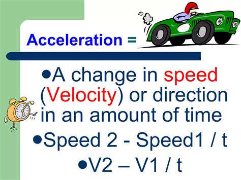 Acceleration Section PPT