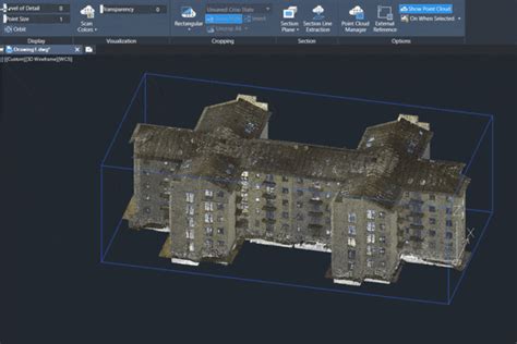 process point cloud data smoothly in zwcad 2024 information center