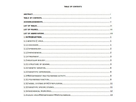 Indesign Table Of Contents Template Free Bios Pics