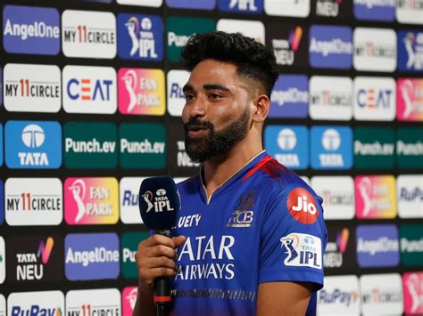 Leader Mohammed Siraj Regains Swing Aggression As Rcb India Hopes
